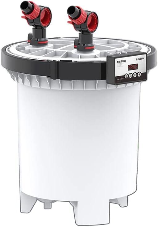 SUNSUN HW-5000 UV 9W 4-Stage External Canister Filter for Aquarium, 12 ...